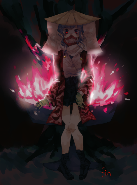 Burn through the curse - ibisPaint