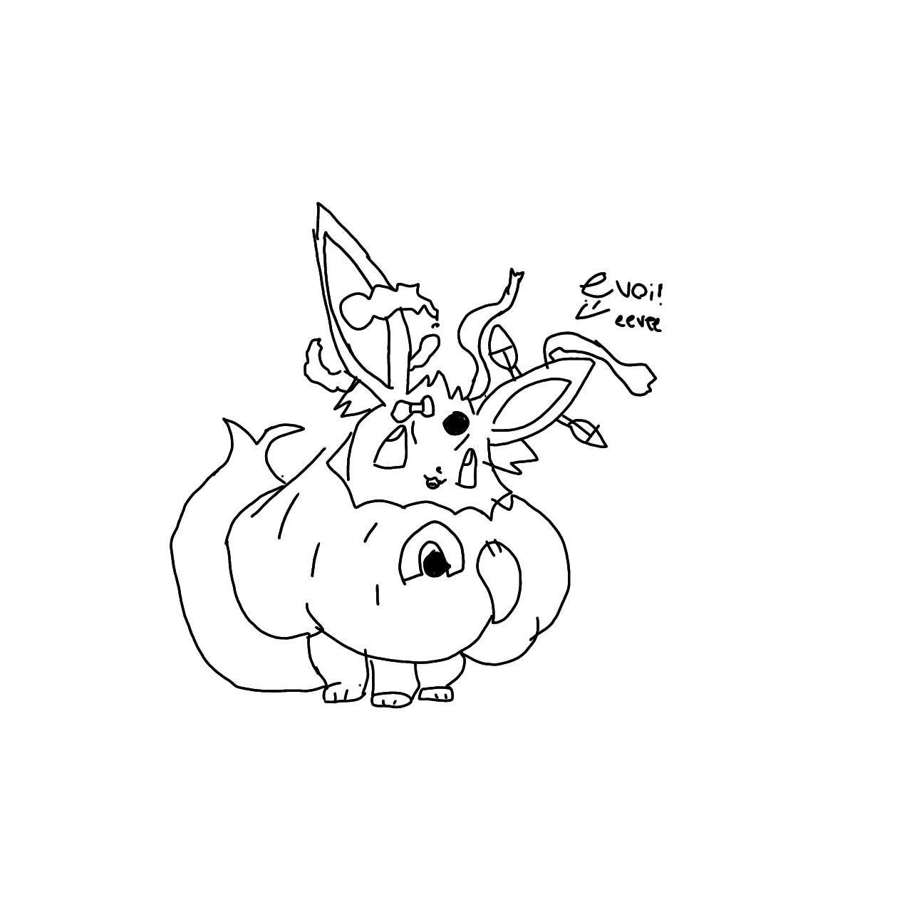 All Eeveelutions Gigantimax Eevee - ibisPaint