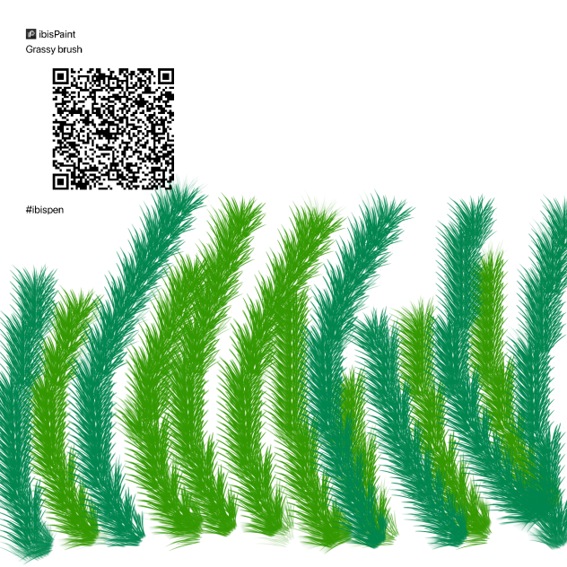 Grassy brush - ibisPaint