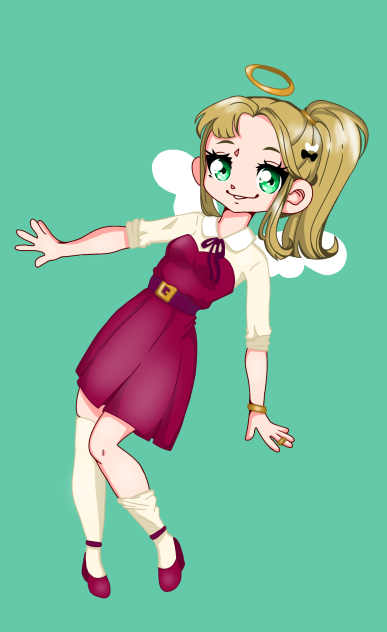 Angel character design - ibisPaint