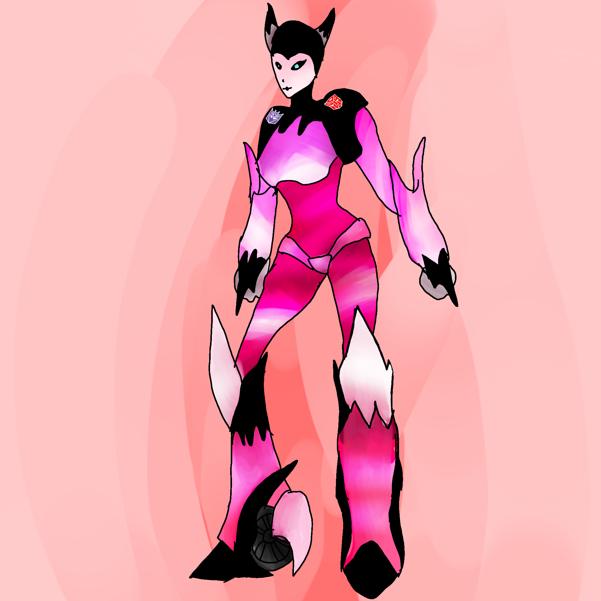My Transformers OC Pink Lighting! - ibisPaint