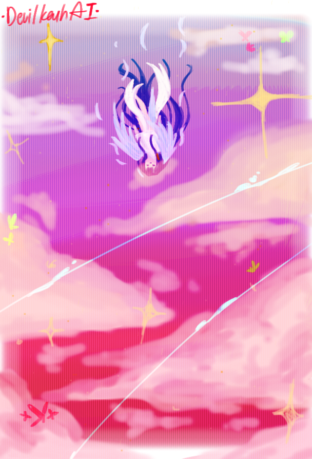 Falling Angel - ibisPaint