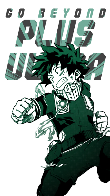 Izuku Midoria Plus Ultra 2 - ibisPaint