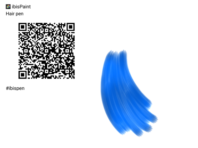 Hair pen - ibisPaint