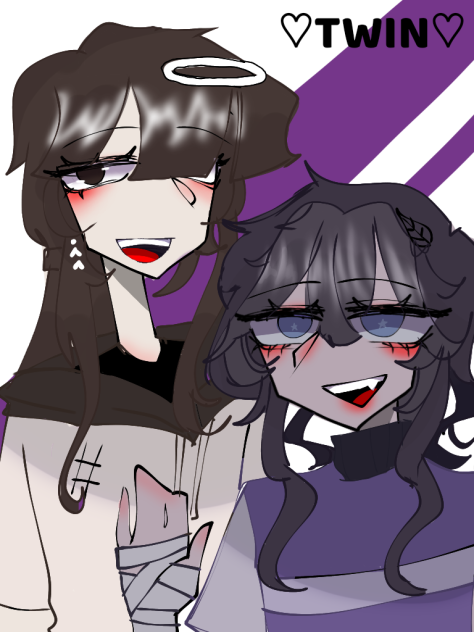 PFP PURPLE ROSE AND VIOLET ROSE - ibisPaint