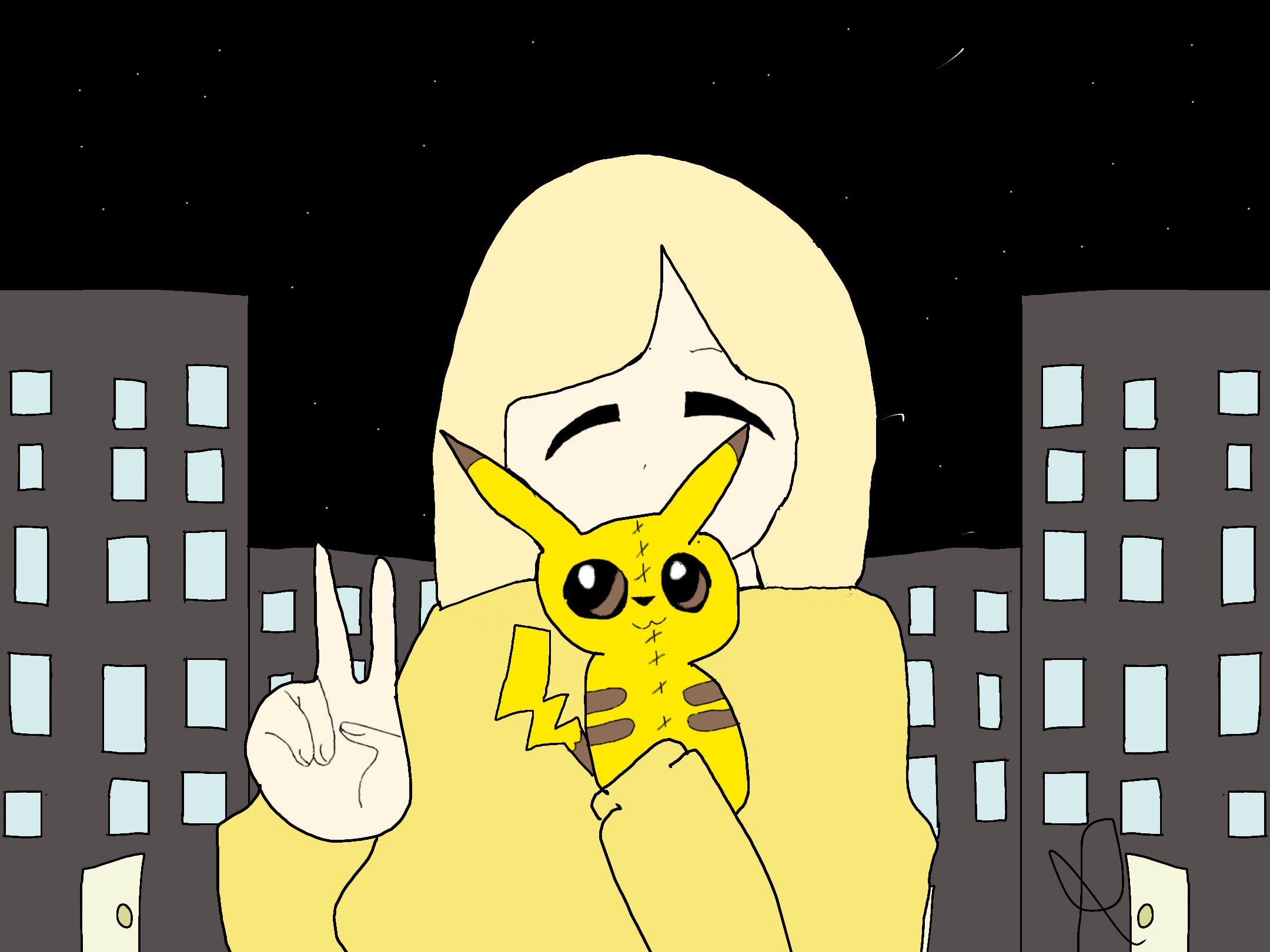Pikachu fan - ibisPaint