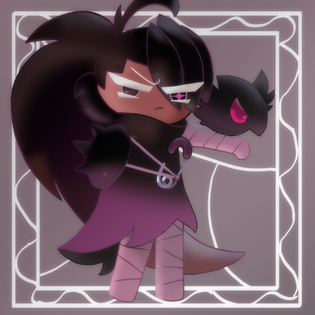 Black raisin cookie - ibisPaint