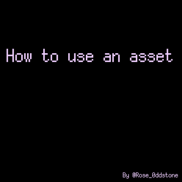 How to use an asset - ibisPaint