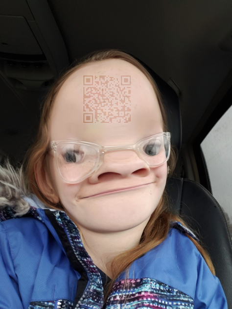 Scan my forehead QR code - ibisPaint