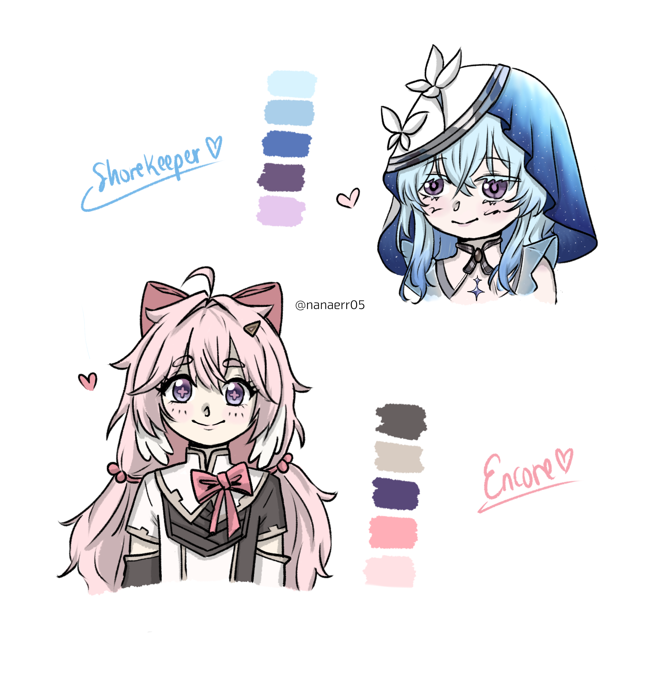 Shorekeeper and Encore - ibisPaint