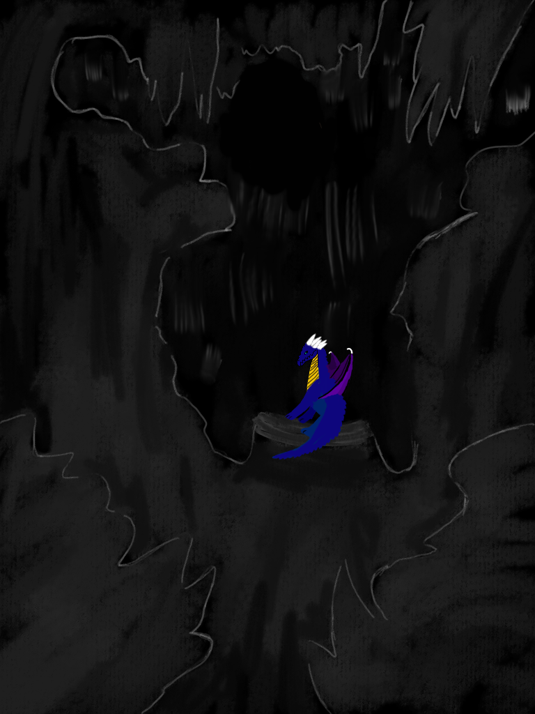 A hidden cave - ibisPaint