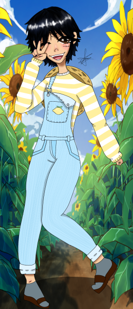 Lemon boy Luffy - ibisPaint