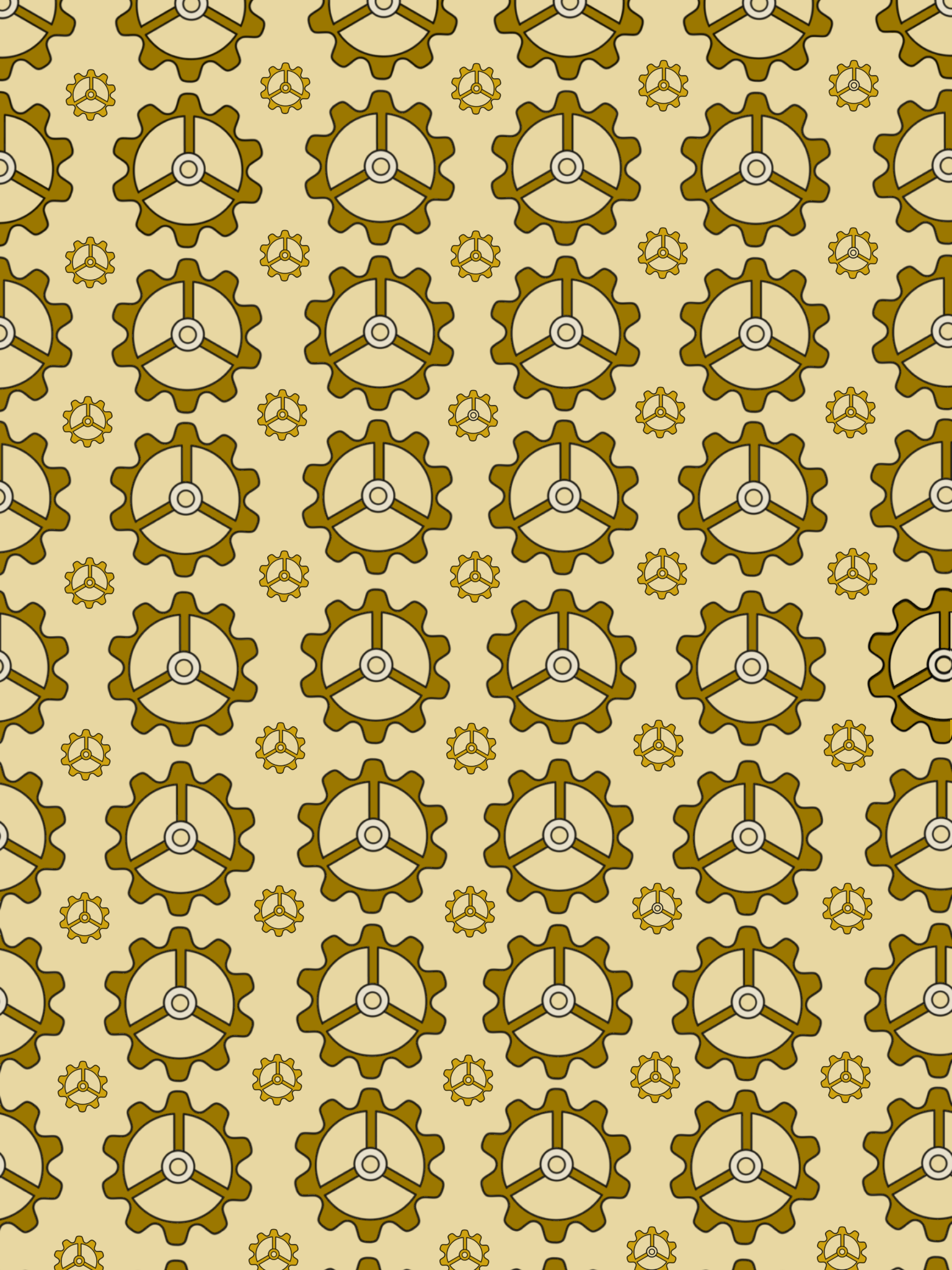 Background - Steampunk Pattern 2 - ibisPaint