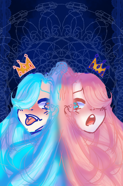 Twins of different worlds - ibisPaint