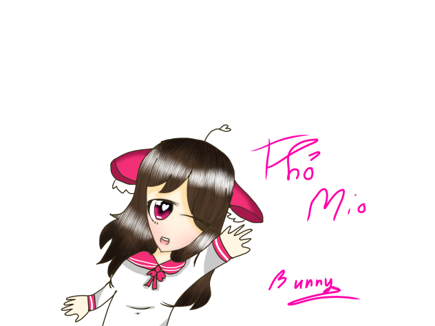 SpeedPaint thỏ mio .__. - ibisPaint