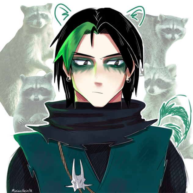 Morro is like a raocoon - ibisPaint