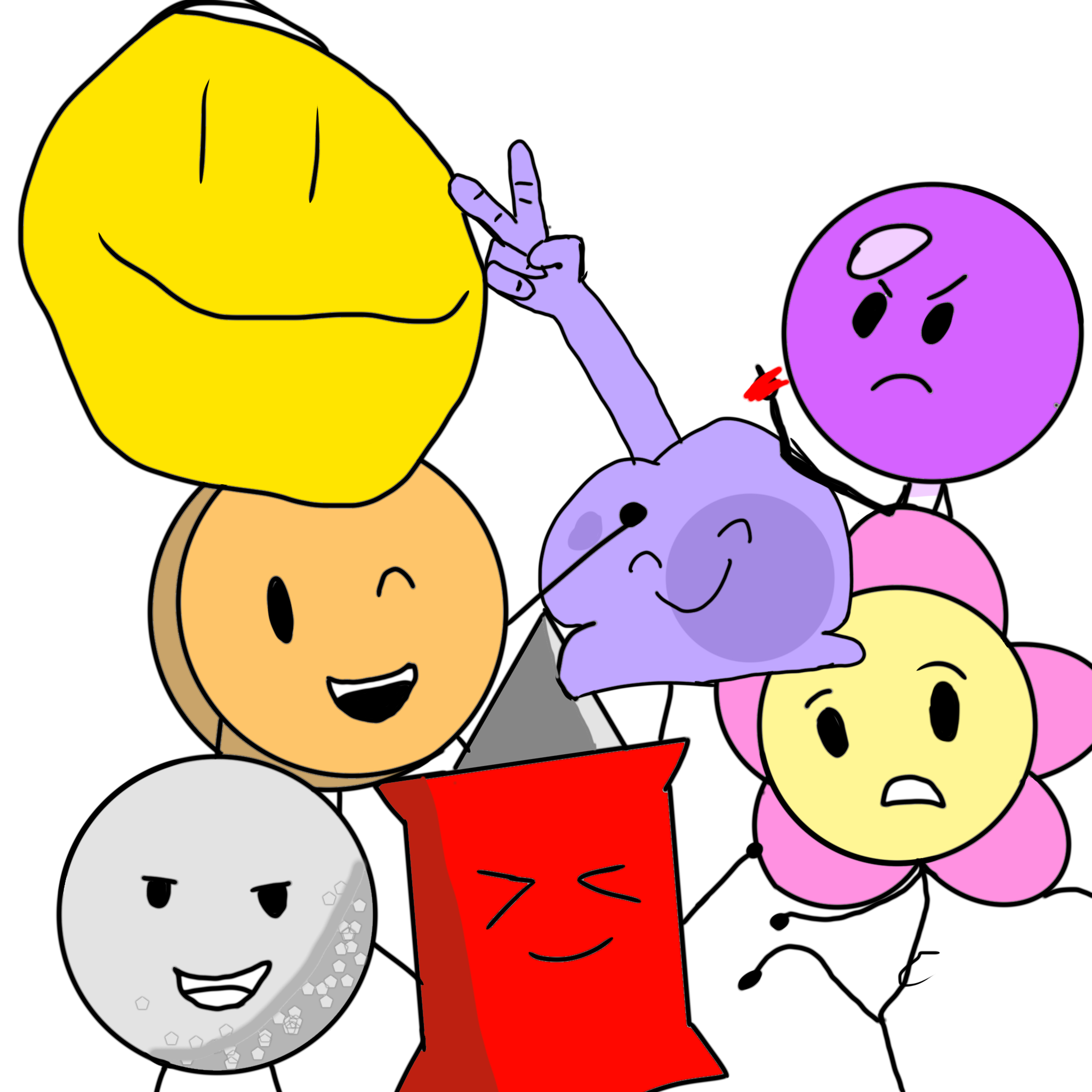 Took me 15 days all my fav Bfdia objects - ibisPaint