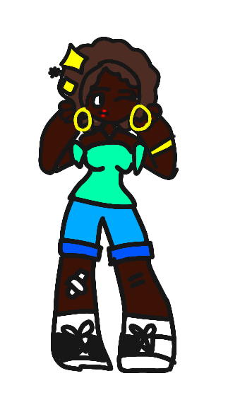 Black end girl Power - ibisPaint