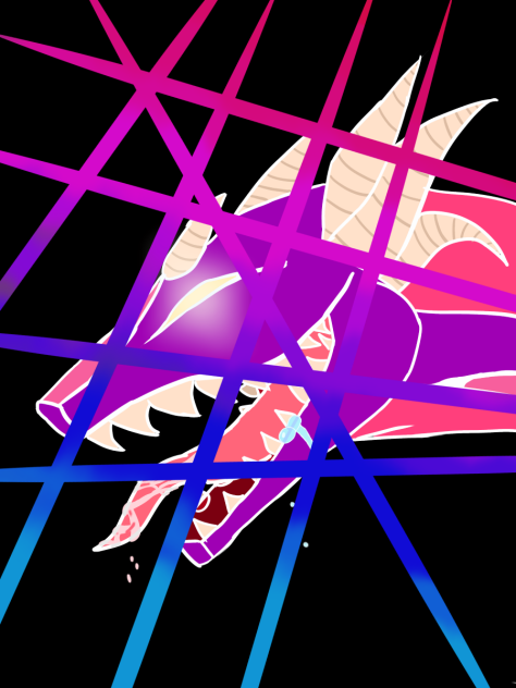 caged dragon - ibisPaint