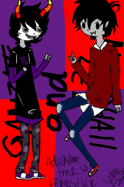 Marshall lee and Gamzee Makara - ibisPaint