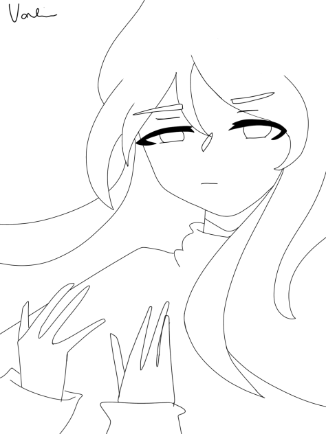 Girl. (for tracing) - ibisPaint