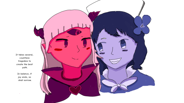 The Demon Overlord and The Maiden - ibisPaint