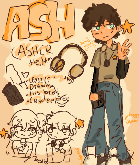Asher ref sheet - ibisPaint