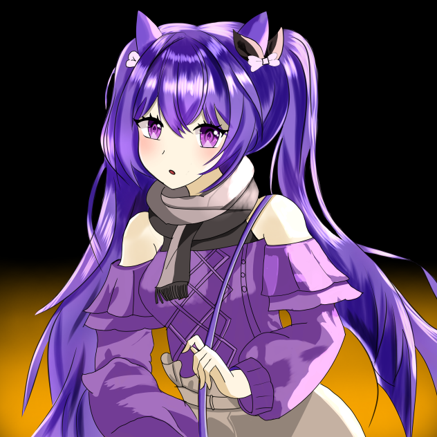 girl purple - ibisPaint