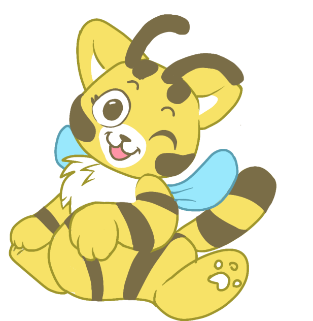 cat bee - ibisPaint