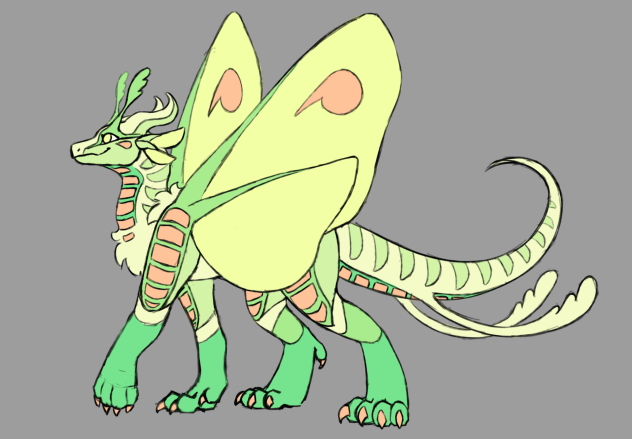 Luna the Silkwing! - ibisPaint