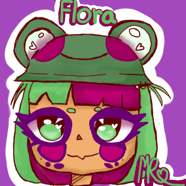 Flora (aka frog girl) - ibisPaint