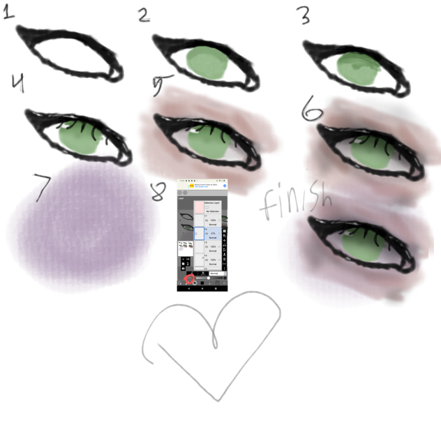 Eye tutorial - ibisPaint