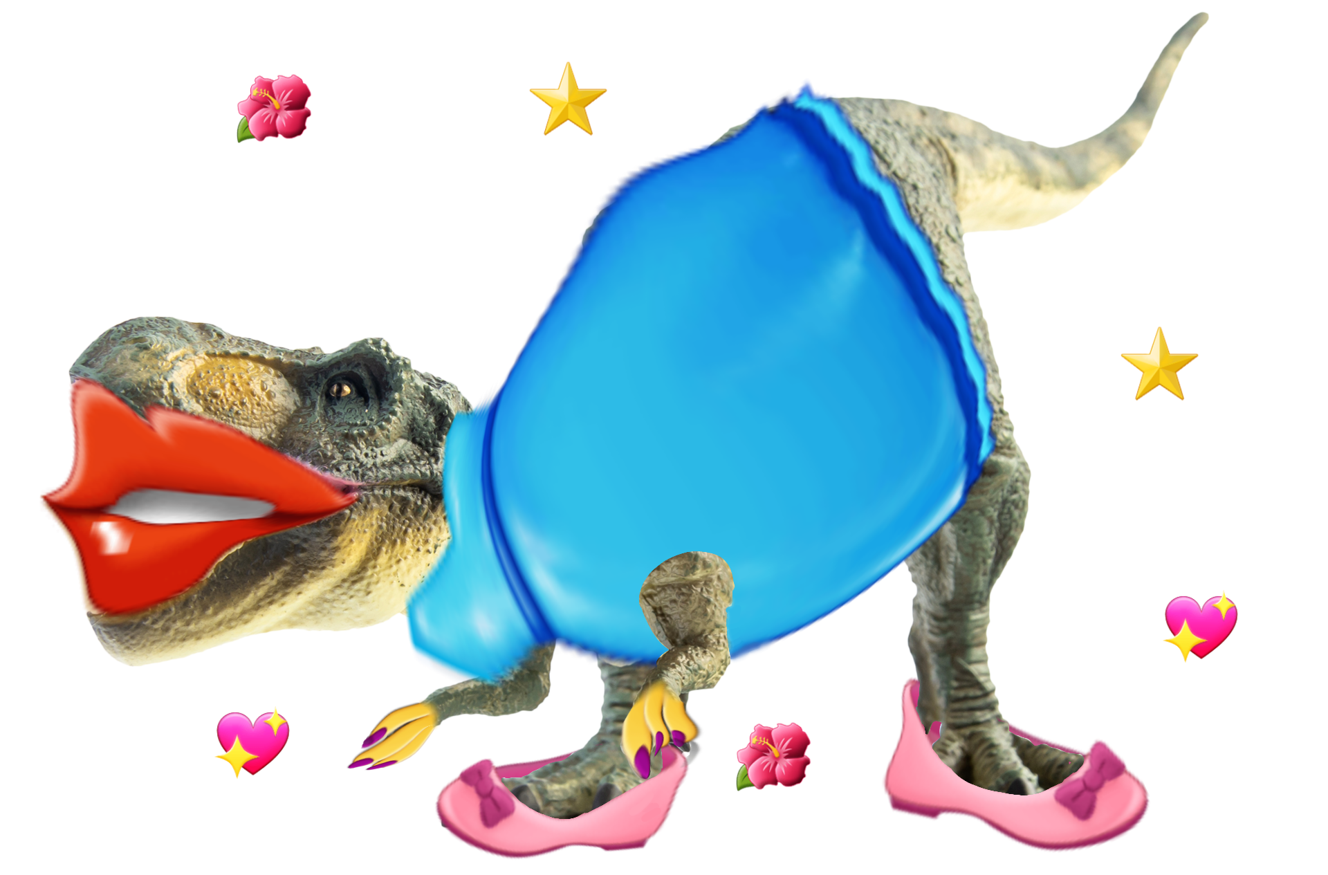 material gurl dinosaur - ibisPaint