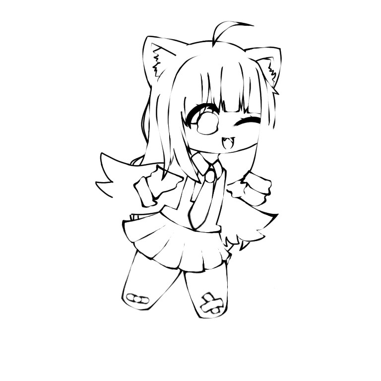 Gacha speed paint #1 (Mel) (in progress) - ibisPaint