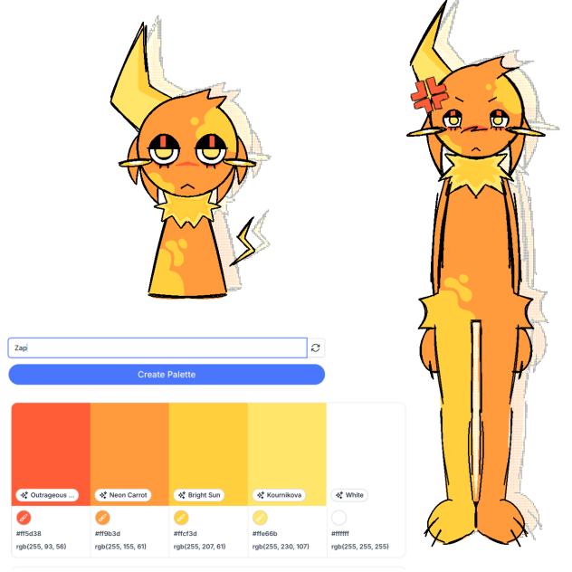 AI generated color pallets. Wth is this - ibisPaint