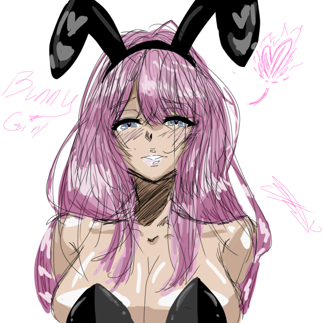 bunny hent girl🩷🩷 - ibisPaint