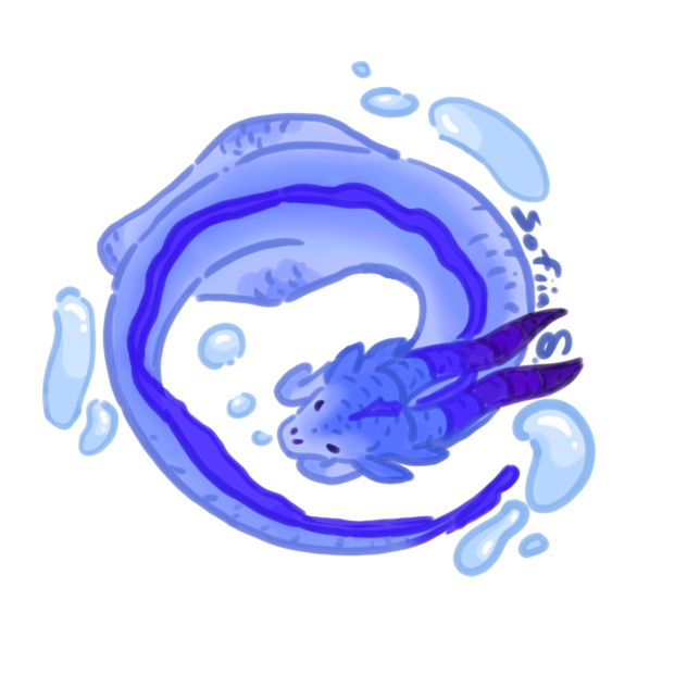 Cute sea dragon - ibisPaint