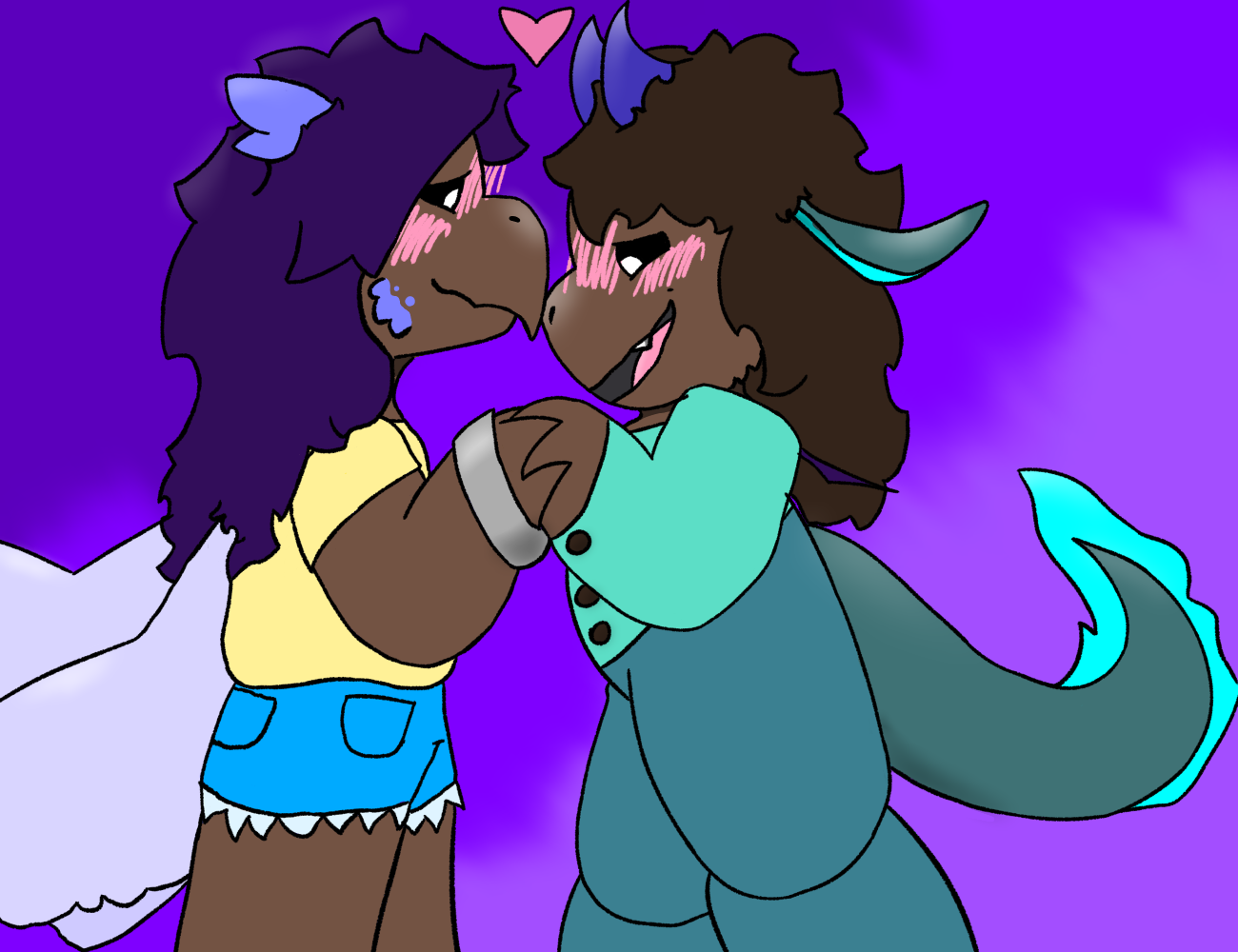 Astrid & Juniper being cute - ibisPaint