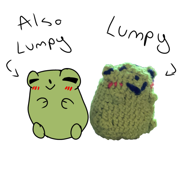 This is Lumpy my pet frog 💚 - ibisPaint