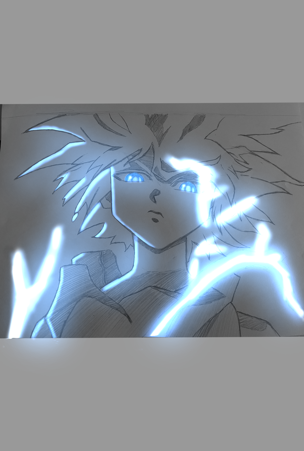 Killua Zoldyck Glow Art - ibisPaint