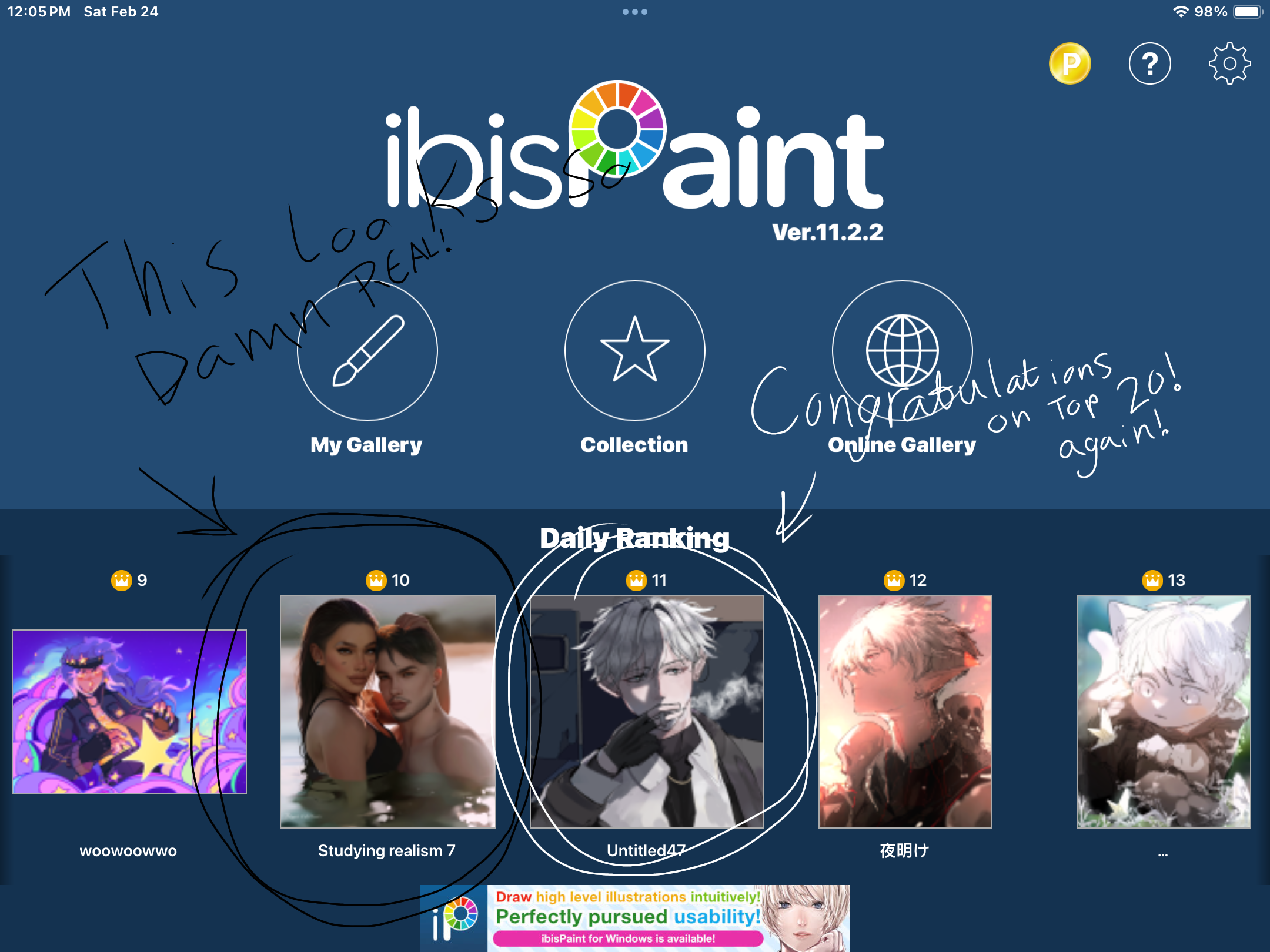 CONGRATULATIONS GUYS! - ibisPaint