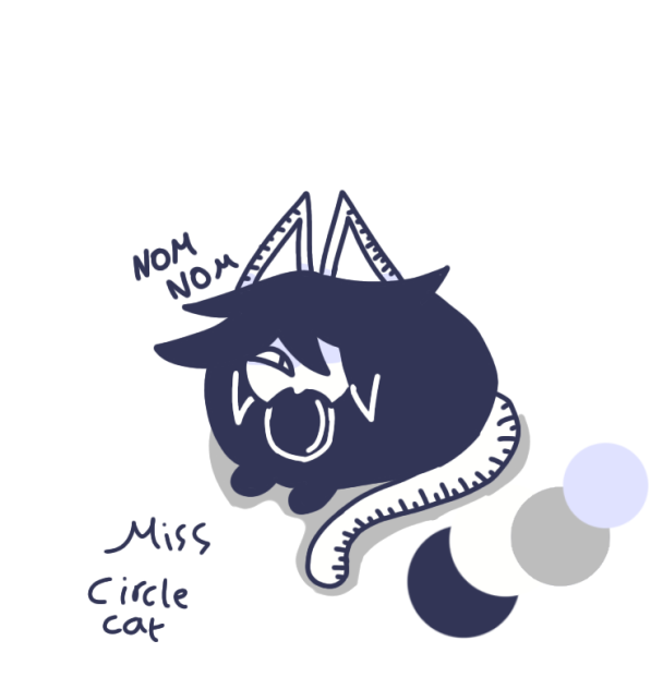 Miss Circle Cat!! - ibisPaint