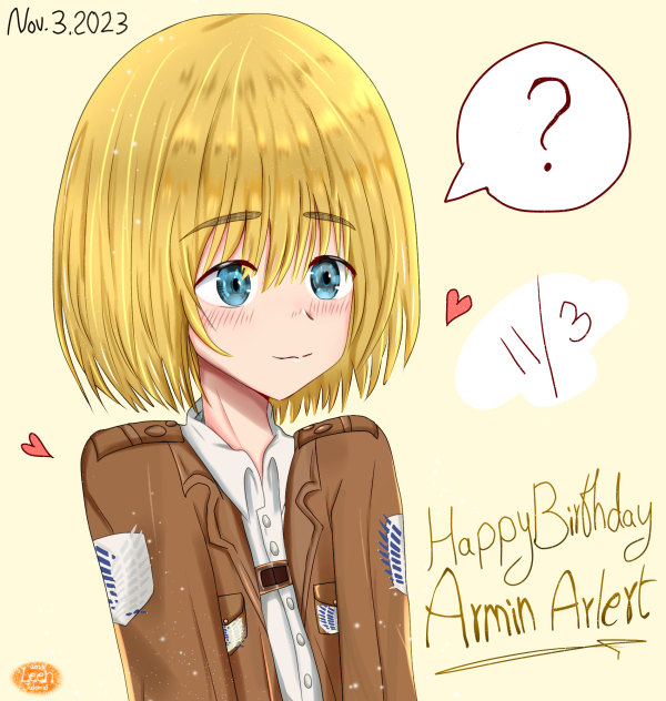 Armin Arlert Birthday🎉! - ibisPaint