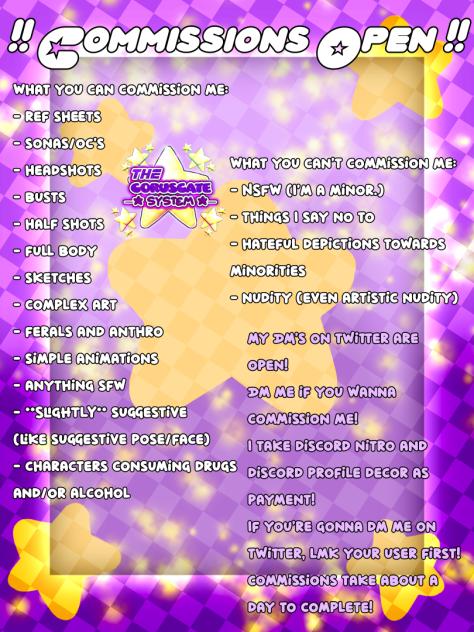 COMMISSIONS SHEET!! - ibisPaint