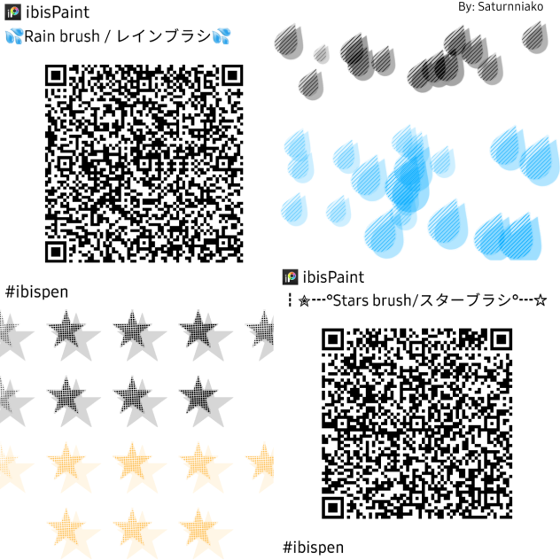 Stars and Rain - ibisPaint