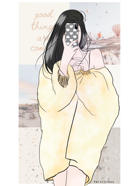 Mirror selfie - ibisPaint