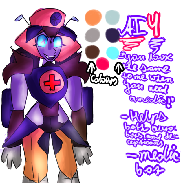 Medic AI4 reference sheet! - ibisPaint