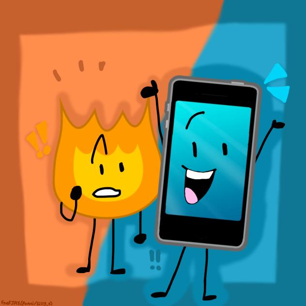 Firey and MePhone4 - ibisPaint