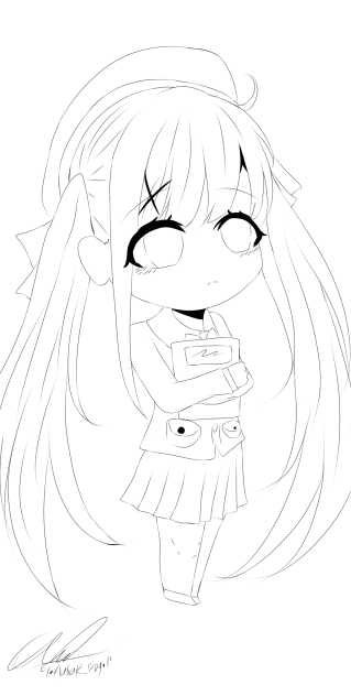 chibi lineart - ibisPaint