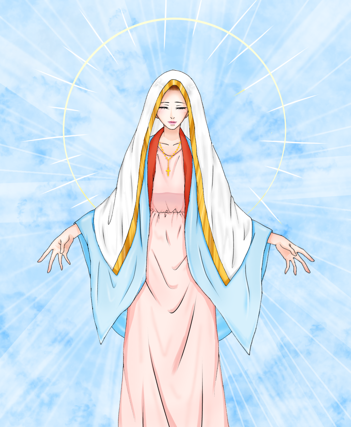 Mother Mary (anime version) - ibisPaint